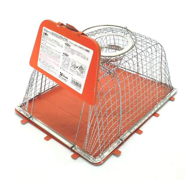 ☆☆商品仕様☆☆ ■サイズ（約）：幅21.3x奥行28.5x高さ13cm ■材　質：スチール ☆☆ここに注目☆☆ ▼粘着剤で捕獲できないねずみや、薬品、薬剤、毒物が使えない場所でのねずみ捕獲するのに適した道具です。