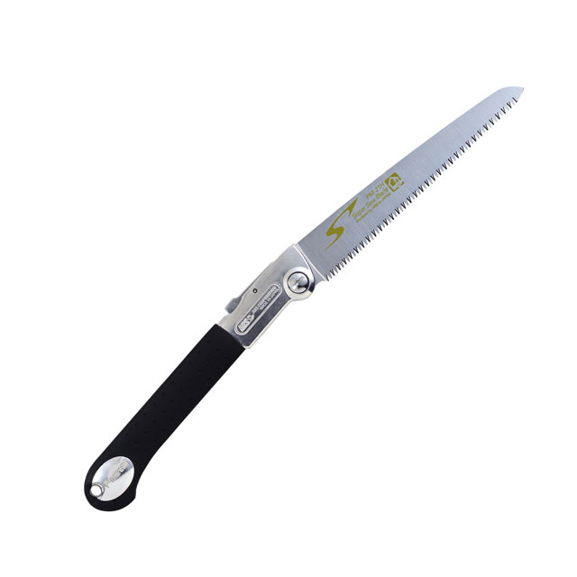 ☆☆商品仕様☆☆ ●全長（使用時）：約440mm ●折込時：約242mm ●刃長：約210mm ●質量：約180g ＜商品仕様＞ ●高炭素刃物鋼 ●ハードクローム仕上げ ●アルミダイキャスト＋エラストマー樹脂グリップ ●衝撃焼入れ ●角度切...
