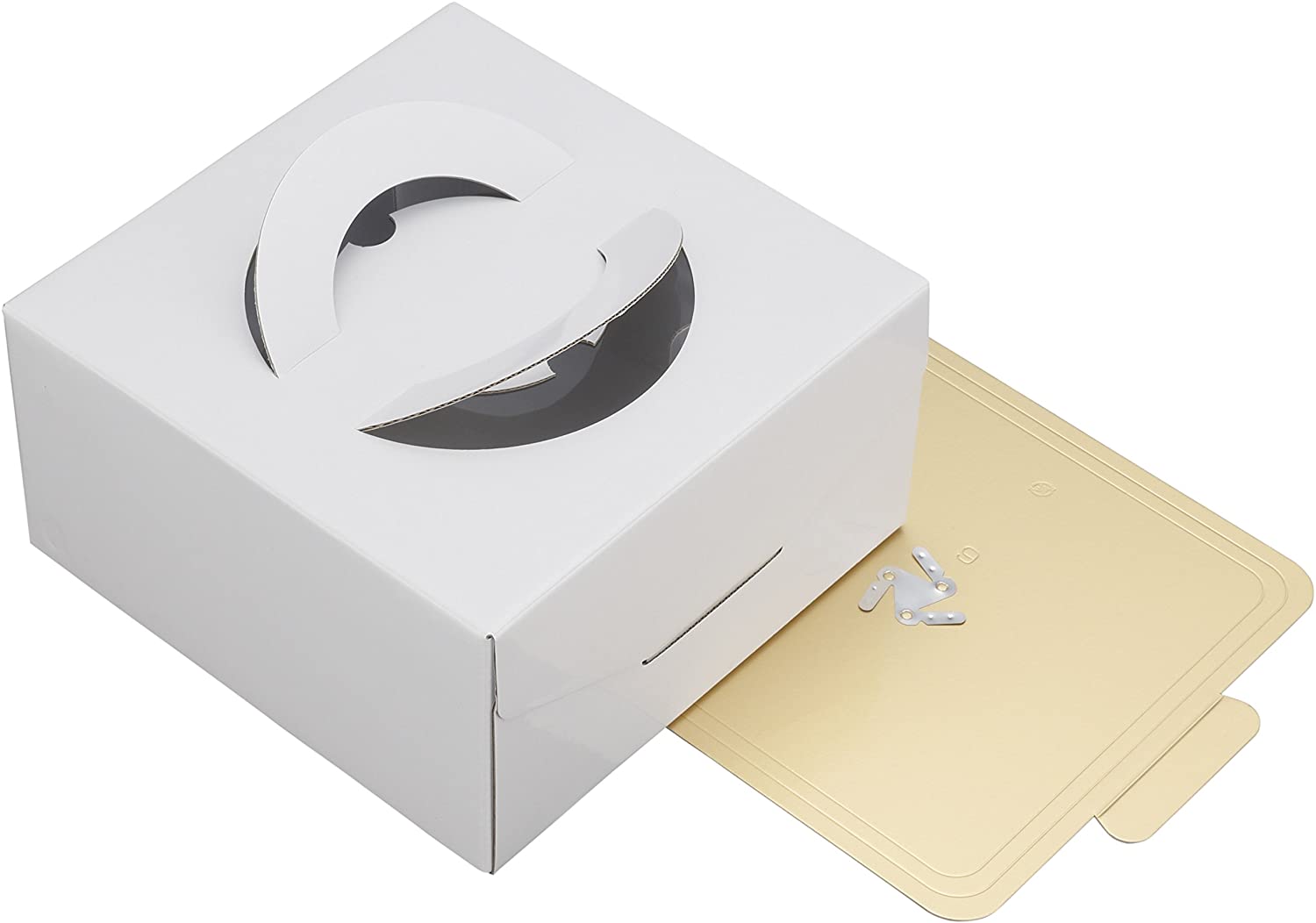 商品内容販売元：貝印株式会社原産国：日本サイズ:22.5×22.5×12cm 重量:191g 素材・材質:BOX/Eフルート紙、トレー/紙 ここに注目・プレゼントにぴったりな シンプルデザインのケーキボックス ・持ちやすいキャリータイプ ・...