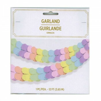 ※お届け地域により、別途運賃がかかる場合やお届けできない場合がございますので、お問い合わせ下さい。 誕生日会やパーティーににぴったりの装飾です。サイズ完成時高さ:約33cm、長さ:3.6m個装サイズ：40×20×10cm重量個装重量：300...