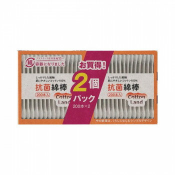 ※お届け地域により、別途運賃がかかる場合やお届けできない場合がございますので、お問い合わせ下さい。 パッケージに紙容器を使用したSDGs商品です。中身は、広く使われているレギュラータイプの綿棒です。サイズ個装サイズ：34×34×43cm重量...