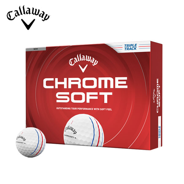 【検索用ワード】 callaway golf キャロウェイ ゴルフ CHROME SOFT クロムソフト 2026 golfball ゴルフボール ボール WH ホワイトトリプルトラック DZ ダース メンズ men 男性用 レディース レ...