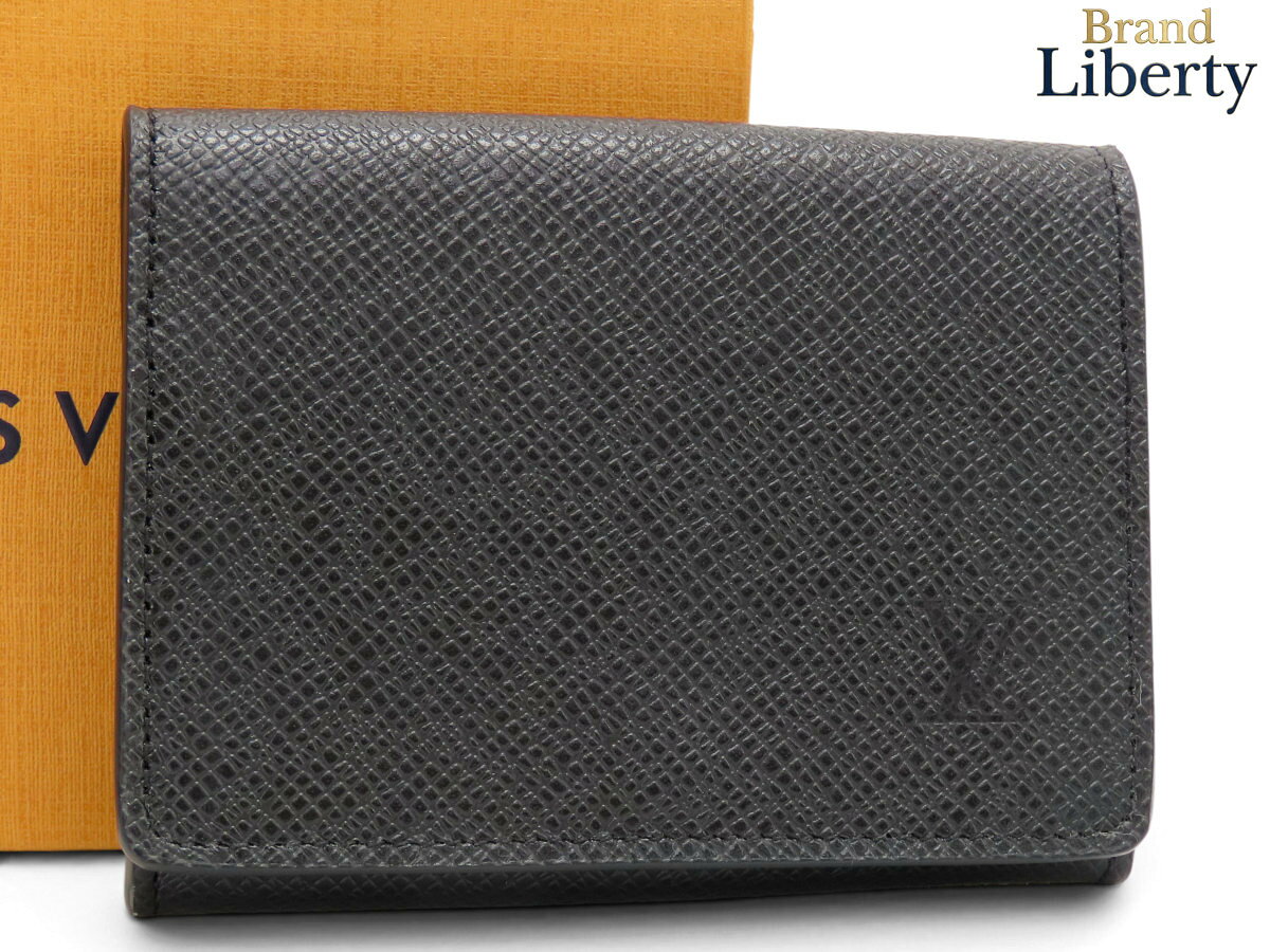 ● ブランドルイヴィトン　LOUIS VUITTON ● 商品名タイガ　アンヴェロップ　カルト ドゥ ヴィジット NMカードケース　名刺入れ　パスケース ● サイズW：10.5cm　H：8cm ● 仕様内側：メインスペース1 カードポケット...