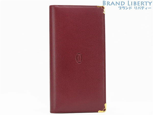 ● ブランドカルティエ　Cartier ● 商品名マストライン　二つ折り長財布 ● サイズW：9.5cm　H：18cm ● 仕様札入れ1　ファスナー式小銭入れ1　カード入れ12　ポケット3 ● カラーボルドー ● 素材カーフレザー ● 型番...