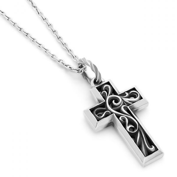■FREE STYLE/フリースタイル【ペンダント、ネックレス】 └【タイプ】 シルバー925アラベスク唐草、クロス十字架、ペア、ブラック&amp;ホワイト【素材:シルバー】 ［要確認］メーカー取寄せ時2-4日/メーカー欠品時の納期2-3週...