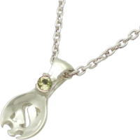 ■SWANKY/スワンキー【ペンダント、ネックレス】 └【タイプ】 シルバー925先割れベビースプーン 出産祝い 内祝い、食器、、ギフト、誕生石、ガーネット、アメシスト、 アクアマリン、ダイヤモンド、エメラルド、ムーンストーン、ルビー、サフ...