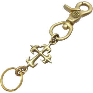 ■Enemy/エネミー【キーホルダー、キークリップ】 └【タイプ】真鍮使用、フローラクロス十字架、ベルトキーパー式、キーリング【素材:ブラス】 ［要確認］メーカー取寄せ時2-4日/メーカー欠品時の納期2-3週間(在庫、詳細納期は要問合せ) ...