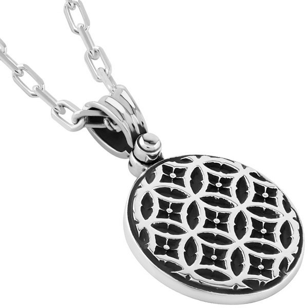 ■AQUA SILVER/アクアシルバー【ペンダント、ネックレス】└【タイプ】 シルバー925 ギフト、グラデーションプレシード加工 、羽フェザー翼、トライバル唐草【素材:シルバー】 ［要確認］メーカー取寄せ時2-4日/メーカー欠品時の納期...