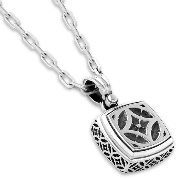 ■AQUA SILVER/アクアシルバー【ペンダント、ネックレス】└【タイプ】 シルバー925 ギフト、グラデーションプレシード加工 、羽フェザー翼、トライバル唐草【素材:シルバー】 ［要確認］メーカー取寄せ時2-4日/メーカー欠品時の納期...