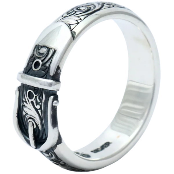 ■AQUA SILVER/アクアシルバー【リング】└【タイプ】 シルバー925 ギフト、グラデーションプレシード加工 、羽フェザー翼、トライバル唐草【素材:シルバー925】 ［要確認］メーカー取寄せ時2-4日/メーカー欠品時の納期2-4週間...