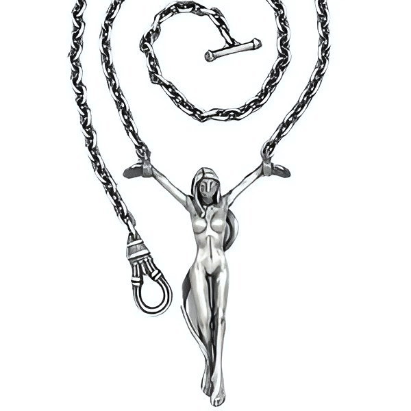 ■Mad Graffiti/マッドグラフィティ【ペンダント、ネックレス】 └【タイプ】 シルバー 925女性像 クロス十字架 蛇スネーク フェザー羽 スカル 骸骨 ドクロ ハート心臓 茨 荘厳 幸運 ギリシャ文明 神殿 アンカサス ルシファ...