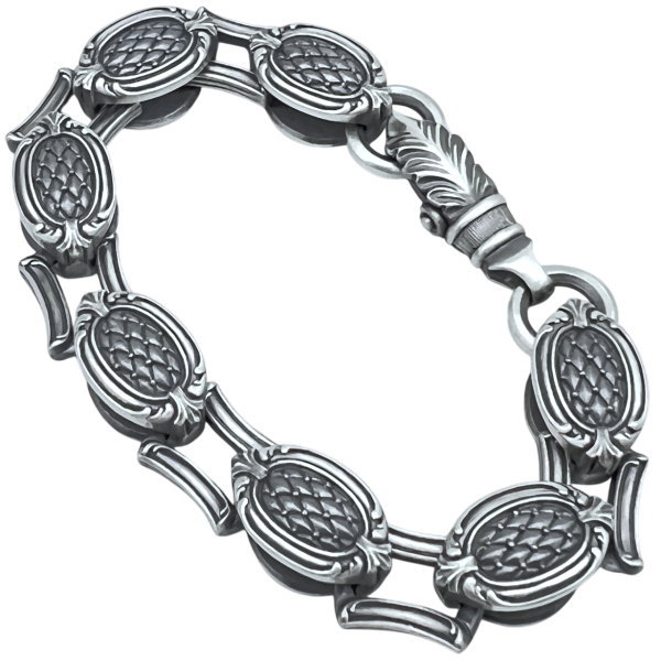 ■Mad Graffiti/マッドグラフィティ【ブレスレット、バングル】└【タイプ】シルバー 925女性像 クロス十字架 蛇スネーク フェザー羽 スカル 骸骨 ドクロ ハート心臓 茨 荘厳 幸運 ギリシャ文明 神殿 アンカサス ルシファー【...