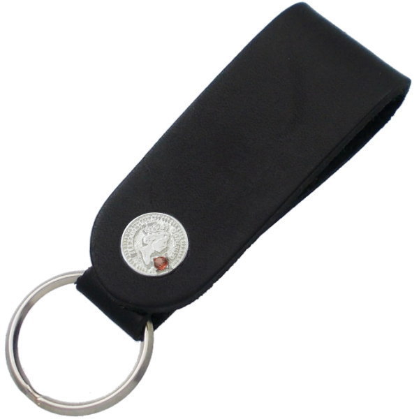 ■ノンブランド 【 キーホルダー、キーチェーン 】 └【タイプ】 シルバー925 革 本革 サドルレザー 幸せのコイン エリザベス2世 ラッキーコイン マザーグース 英国 アンティーク 幸福 父の日 入学 卒業 就職 ギフト 誕生石 ガーネ...