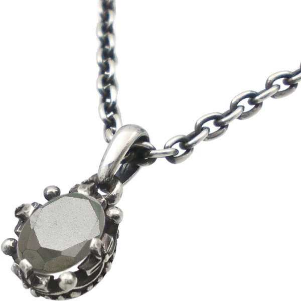 ■ノンブランド 【 ペンダント ネックレス 】 └【タイプ】 シルバー925 キュービックジルコニア ルビー コランダム ミスティッククォーツ エメラルドグラス オニキス 王冠 ゴシック バレンタイン【素材:シルバー】［要確認］メーカー取寄...