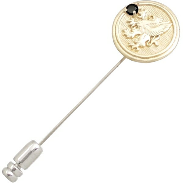 ■ノンブランド 【 ピンバッチ ラペルピン 】 └【タイプ】 キュービック CZ キュービックジルコニア シルバー925 グリフィン グライフ グリュプス 鷲獅子 紋章 七つの大罪 父の日 入学 卒業 就職 ギフト 誕生石 幸運 財運 厄除...