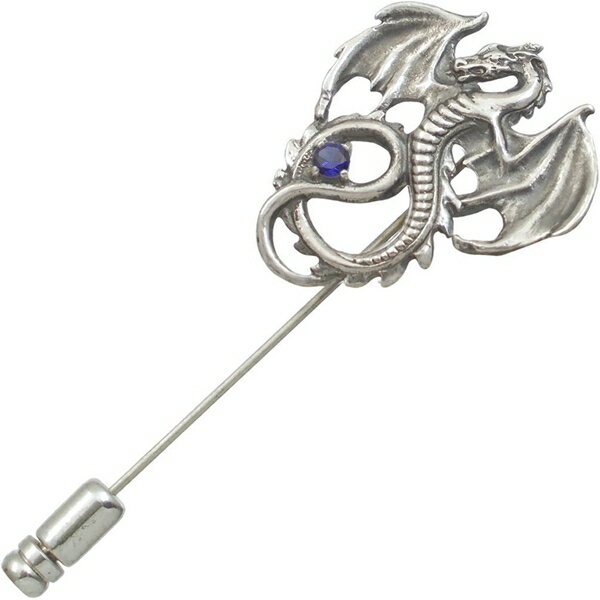 ■ノンブランド 【 ピンバッチ ラペルピン 】 └【タイプ】 シルバー925 ドラゴン 龍 竜 辰 父の日 入学 卒業 就職 ギフト 誕生石 ガーネット 還暦 アメシスト アクアマリン ダイヤモンド エメラルド ムーンストーン ルビー サフ...