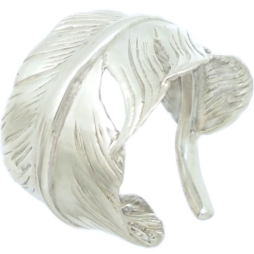 ■ノンブランド 【 リング 指輪 】 └【タイプ】 シルバー925 フリーサイズ インディアンジュエリー 羽 ネイティブ系 イーグル フェザーリング ゴローズ好きにも バレンタイン【素材:シルバー】 ［要確認］メーカー取寄せ時2-4日/メー...