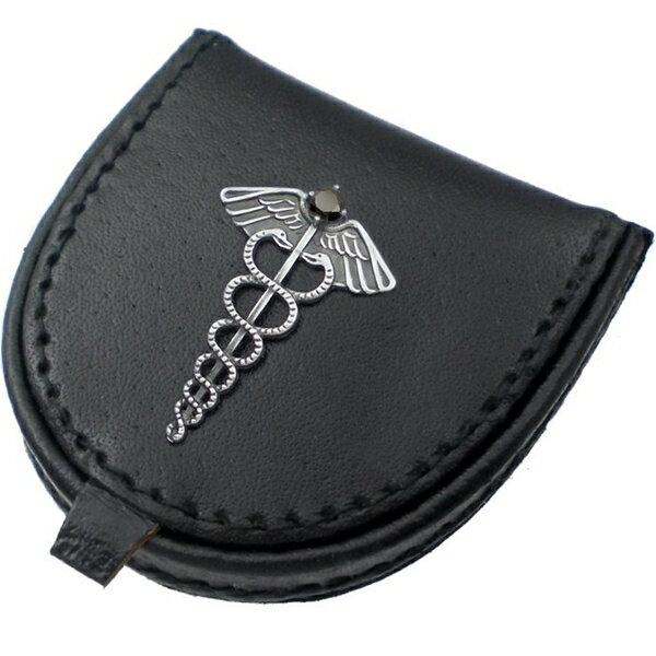 ■ノンブランド 【ウォレット、マネークリップ 】 └【タイプ】 シルバー925 ギフト ケリュケイオン カードゥーケウス カドゥケウス 伝令使の杖 ヘルメースの翼 ギリシャ神話 ヘルメース 医の紋章 バレンタイン 7月【素材:レザー】［要確...