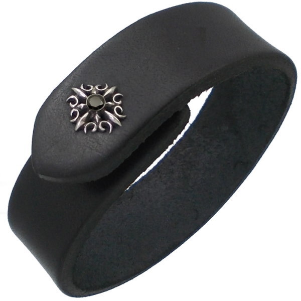 ■ノンブランド 【 ブレスレット、バングル 】 └【タイプ】 キュービック CZ キュービックジルコニア シルバー925 革 本革 サドルレザー クロス十字架 ゴシック 中世 父の日 入学 卒業 就職 ギフト 誕生石 幸運 財運 厄除け 繁...