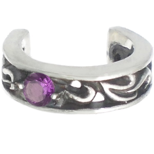 ■ノンブランド 【 イヤリング ピアス 】 └【タイプ】 アラベスク 唐草 縁起 シルバー925 アラベスク 唐草 縁起 お守り カフ カフス バースデー ギフト 誕生石 ガーネット アメシスト 古希 喜寿 傘寿 卒寿 アクアマリン エメラ...