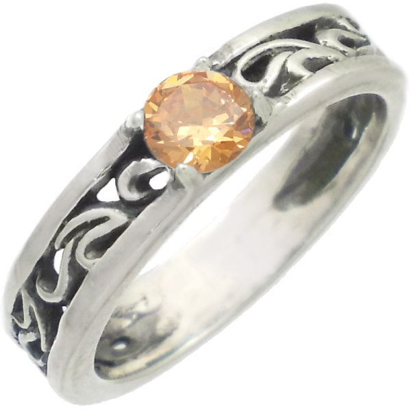 ■ノンブランド 【 リング 指輪 】 └【タイプ】 シルバー925 アラベスク 唐草 スクロール 縁起 クリアキュービックジルコニア ブルースピネル バレンタイン【素材:シルバー】 ［要確認］メーカー取寄せ時2-4日/メーカー欠品時の納期約...