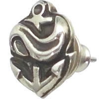 ■SEMPER FI/ゼンパーフィ【イヤリング、ピアス】 └【タイプ】 海兵隊、ミリタリー、アンカー碇、リボン【素材:シルバー】 ［要確認］納期、メーカー取寄せ時2-4日/メーカー欠品時の納期2-3週間(在庫、詳細納期は要問合せ) 付属品 ...