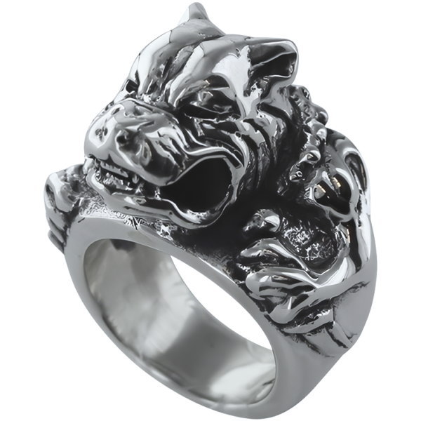 ■TRAVIS WALKER/トラヴィスワーカー【リング、指輪】 └【タイプ】シルバー925 Double Cross Jewelry ダブルクロスジュエリー正規取扱店 ゴシック、スカル骸骨ドクロ、龍ドラゴン竜、クロス十字架、ガーゴイル カ...