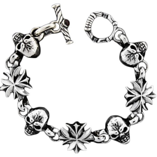 ■TRAVIS WALKER/トラヴィスワーカー【ブレスレット、バングル】 └【タイプ】シルバー925 ゴシック、スカル骸骨ドクロ、龍ドラゴン竜、クロス十字架、幸運【素材:シルバー】 ［要確認］在庫確認約1週間、米国オーダー納期約3ヶ月、国...