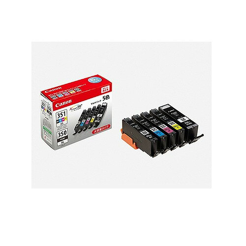 メーカー名:キヤノン Canon 型番:BCI-351XL+350XL/5MP JAN:4960999918488 内容:インクタンク マルチパック(大容量) 対応機種:PIXUS MG7530F, PIXUS MG7530, PIXUS ...