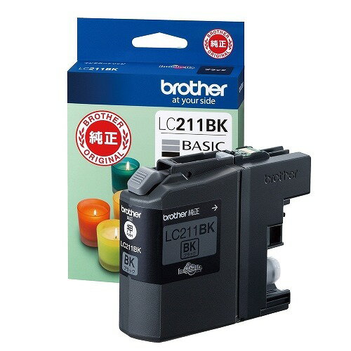 メーカー名:ブラザー brother 型番:LC211BK JAN:4977766747516 内容:純正インクカートリッジ（ブラック） 適合機種:DCP-J968N-B/DCP-J968N-W/DCP-J767N/DCP-J567N/MF...