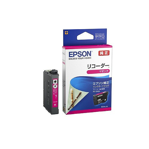 メーカー名:エプソン EPSON 型式:RDH-M JAN:4988617228450 内容:インクカートリッジ/リコーダー マゼンタ 適合機種：PX-048A、PX-049A
