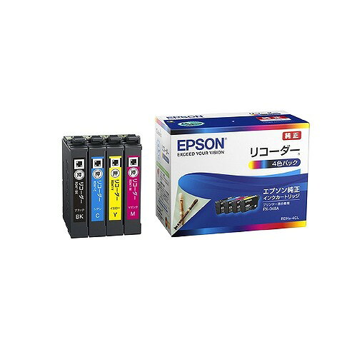メーカー名:エプソン EPSON 型式:RDH-4CL JAN:4988617228559 内容:インクカートリッジ/リコーダー4色パック 適合機種：PX-048A、PX-049A