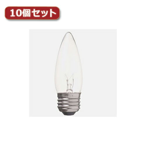 シャンデリア球 C37 E26 60W クリアガラス球の形状が炎型で、クリスタルシャンデリアなどの器具に最適です。●カラー クリア ●消費電力(W) 60 ●定格寿命(h) 1500 ●全長(mm) 100 ●径(mm) 37 ●口金 E2...