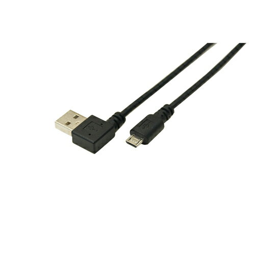 USB A(右L)→micro100cmケーブル