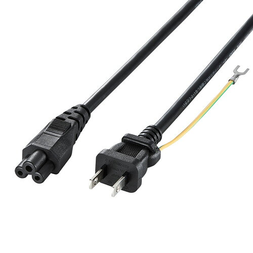 トラッキング火災予防絶縁キャップ付き電源コード●トラッキング火災予防絶縁キャップが付いた安全型電源コードです。 ●各社ノートパソコン、デジカメ、ハードディスクなどのACアダプタ用電源コードとして使用できます。■定格容量:125V・7A(最大...