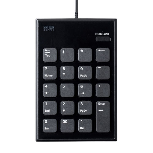 キータッチ音が静かになった静音テンキー●従来のパンタグラフキーボードと比較しキータッチ音が格段に小さい静音タイプです。 ●静かなオフィスなど入力音が気になる場所などに最適です。 ●ノートパソコンと同じパンタグラフキーを採用しています。キーの...