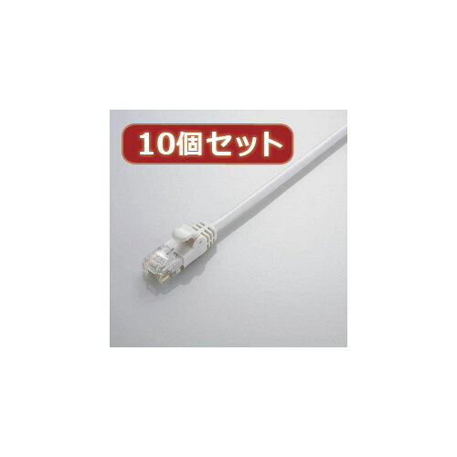 配線スッキリ。取り回しがしやすいやわらかLANケーブル。ギガビット・イーサネット高速通信に最適な「カテゴリー6」に準拠。爪が折れにくい爪折れ防止プロテクタ付き。ケーブルがやわらかく、取り回しがしやすいのでスッキリと配線できるやわらかLANケ...