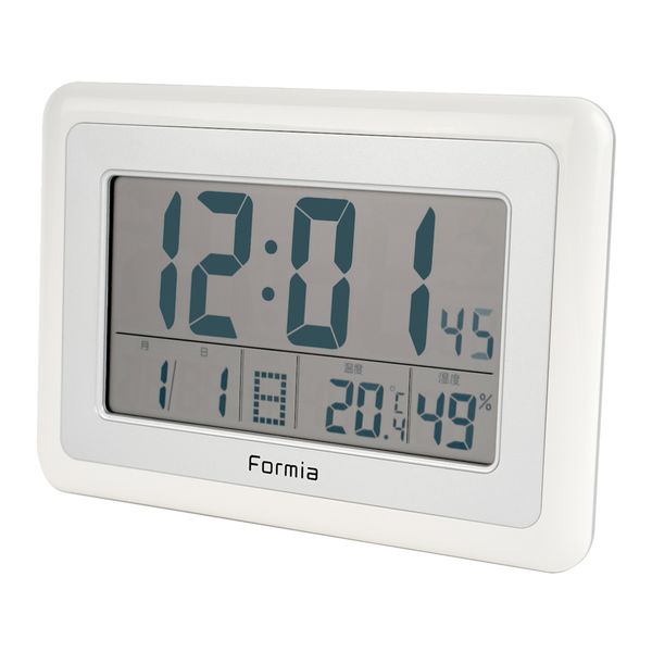 メーカー：保土ヶ谷電子販売株式会社JAN：4547493059956型番：HT-003■商品説明■●大きい画面表示の為見やすく掛け置き兼用のデジタル電波クロック●大きい画面には時刻とカレンダー、温度と湿度表示がされています●アラーム音は電子...