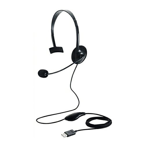 メーカー：エレコムJAN：4549550329682型番：HS-HP14MUBK■商品説明■●圧迫感が少ない軽快な装着感のオンイヤー型●周囲の音も確認できる片耳タイプ●使いやすい長さに調節できるヘッドバンド■仕様■・サイズ(約):幅約130...