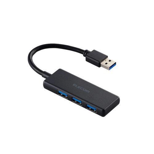 メーカー：エレコムJAN：4549550340076型番：U3H-H030BK■商品説明■●USB-Aポート×3を搭載。マウスやキーボード、USBメモリなどをこの1台にまとめて接続できます。※本製品はUSBポートを増設するための製品です。本...