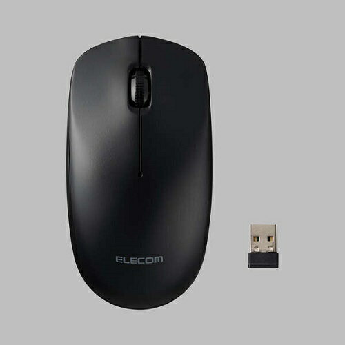 メーカー：エレコムJAN：4549550343282型番：M-LE10DRXBK■商品説明■●パソコンのUSB-Aポートにレシーバーを挿すだけで使える無線2.4GHzモデル。ワイヤレスだからデスク周りがすっきりして、スペースを広く使えます。...