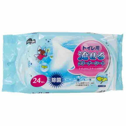 トイレまるごとサッとお掃除! ○便器、タンク、床、タイル等の拭き掃除に! ○使用後はそのままトイレに流せます。 ○除菌効果があります ○ミントノ香り。 ○トイレ床用ワイパー(別売)にも使用できます。 ※遊ばないよう正しく取り付けてご使用くだ...