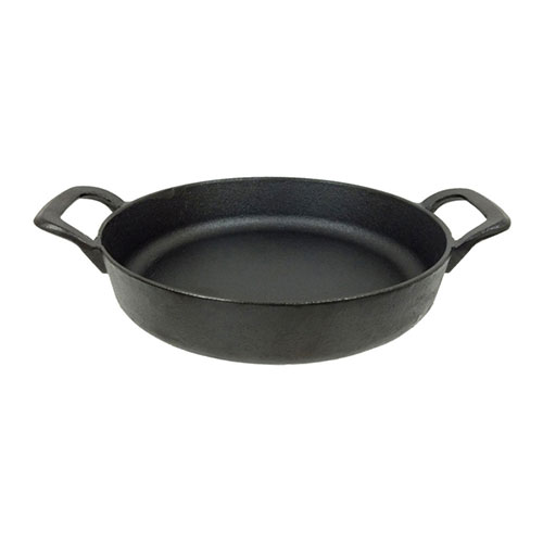 スキレット 15cm(両手) スキレット 15cm(両手) 商品サイズ(約) : W210×D158×H47mm 商品重量(約) : 890g 内径 : φ150mm/深さ32mm 本体 : 鉄鋳物 生産国 : 中国スキレット 15cm(両...