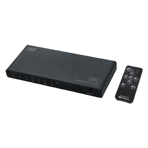 8Kの映像に対応した4入力1出力のHDMI切替器、4K120Hz/フルHD240Hzの高フレームレートにも対応!●4台の映像機器を切り替えて8Kテレビに出力 ●4K120Hz/フルHD240Hzの高フレームレートにも対応 ●PS5、Xbox...