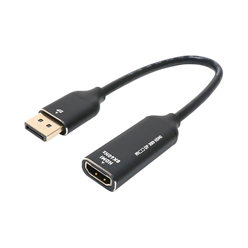 DisplayPortをHDMIに変換 より高精細な8K60Hz/4K120Hzに対応 ●DisplayPortをHDMIに変換 DisplayPortを搭載した端末から、HDMIを搭載したテレビやモニターなどの大画面へ出力できるアダプタで...