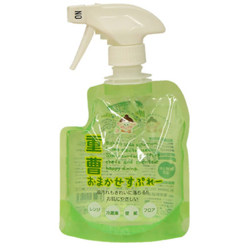 重曹おまかせすぷれー 本体 “これ一本で楽ちんおそうじ♪重曹おまかせすぷれー” キッチン廻りはモチロン、フローリングや、テーブルなどにも使えます♪ ゴミの減量化に繋がる、柔らかいタイプの容器を採用! 付け替えタイプは、トリガー部分を外して新...