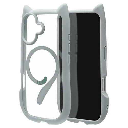 メーカー：テレホンリースJAN：4988075743366型番：8912IP5AHPMSBL■商品説明■●MagSafeアクセサリをケースの上から固定できる、かわいい猫耳つきハイブリッド背面ケースです。●米軍MIL規格「MIL-STD-81...