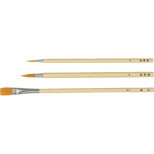 【3本組×5セット】 ARTEC ナイロン プラ軸 デザイン筆 ATC10802X5 美術・画材・書道 商品サイズ(単位mm) : 面相筆(中) : 全長 約200mm、穂先 約φ3×15.5mm、彩色筆 : 全長約220mm、穂先 約φ5...