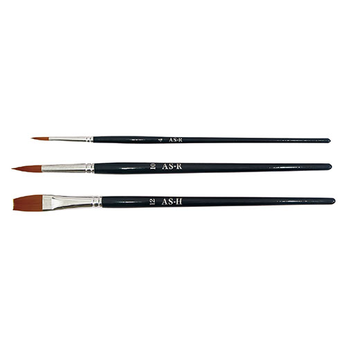 【3本組×10セット】 ARTEC ナイロン 短軸 プレンティ用 ATC144452X10 美術・画材・書道 商品サイズ(単位mm) : AS-R4号 : 全長(約229mm)穂先(約φ3×15mm)、AS-R10号 : 全長(約246mm...