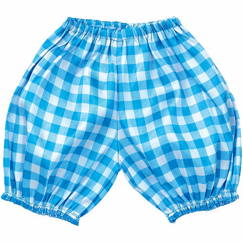 大人気のかぼちゃパンツにギンガムチェック柄が登場 ギンガムチェックのかぼちゃパンツ! セット内容 : 本体×1 商品サイズ : ウエスト : 380~870mm　総丈 : 320mm　股下 : 120mm 本体色 : ブルー 材質 : ポリ...